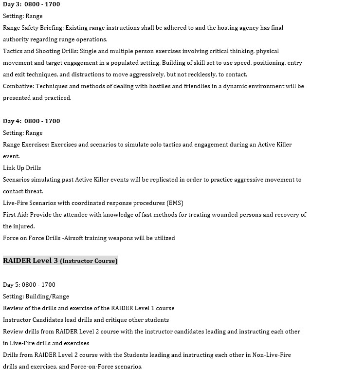 LAW ENFORCEMENT TRAINING CALENDAR | City of Portsmouth LAW ENFORCEMENT TRAINING CALENDAR | City of Portsmouth